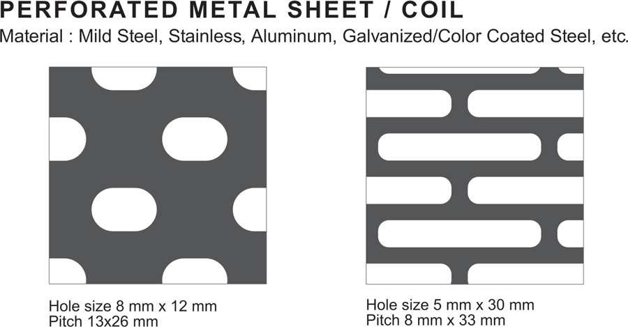 Slots Perforation | Perforated Metal | PT. Trio Jaya Steel